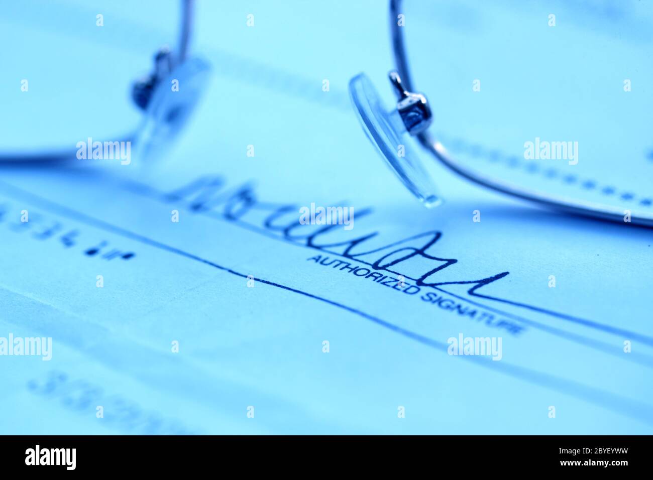 Compensation cheque hi-res stock photography and images - Alamy