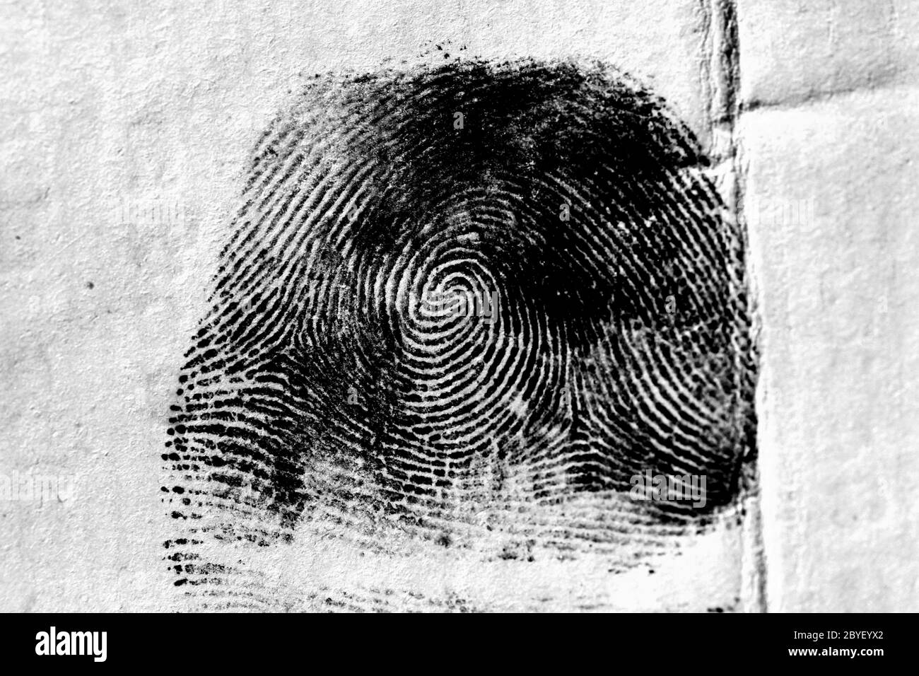 Thumbprint Black and White Stock Photos & Images - Alamy