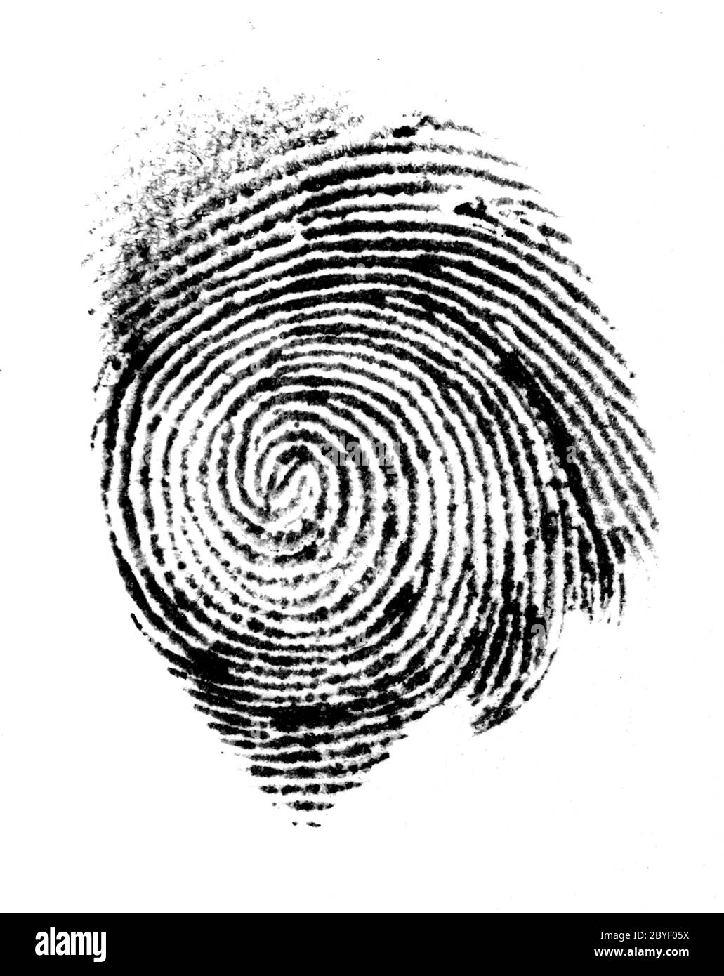 Human fingerprint icon Cut Out Stock Images & Pictures - Alamy