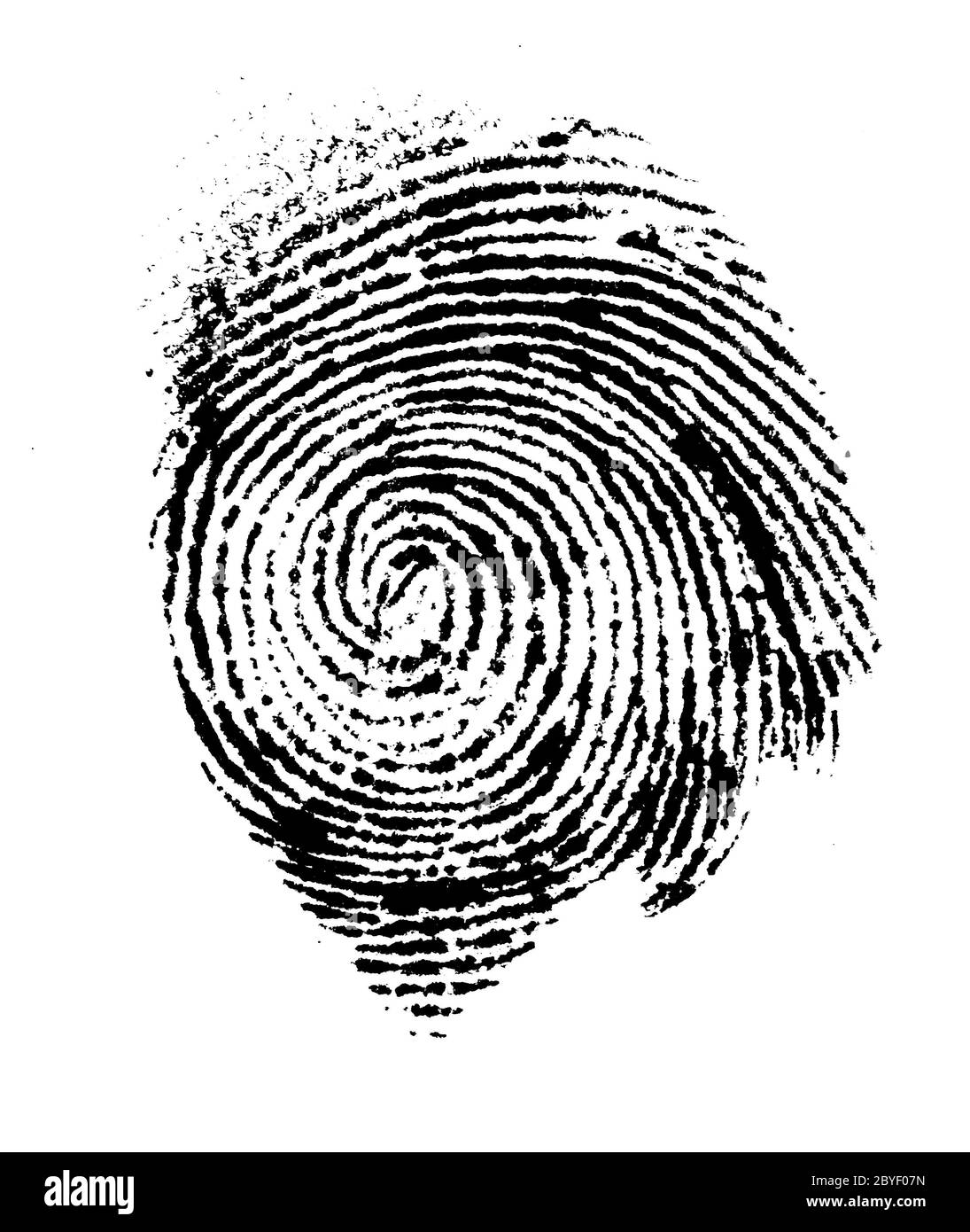Human fingerprint icon Cut Out Stock Images & Pictures - Alamy