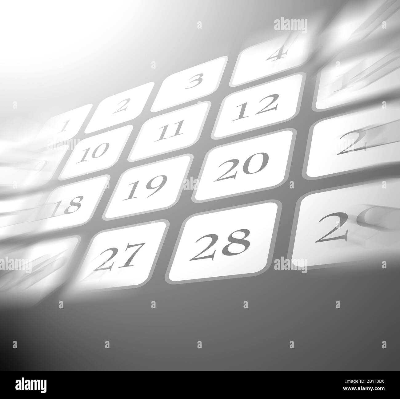 Time passing by, calendar Black and White Stock Photos & Images - Alamy