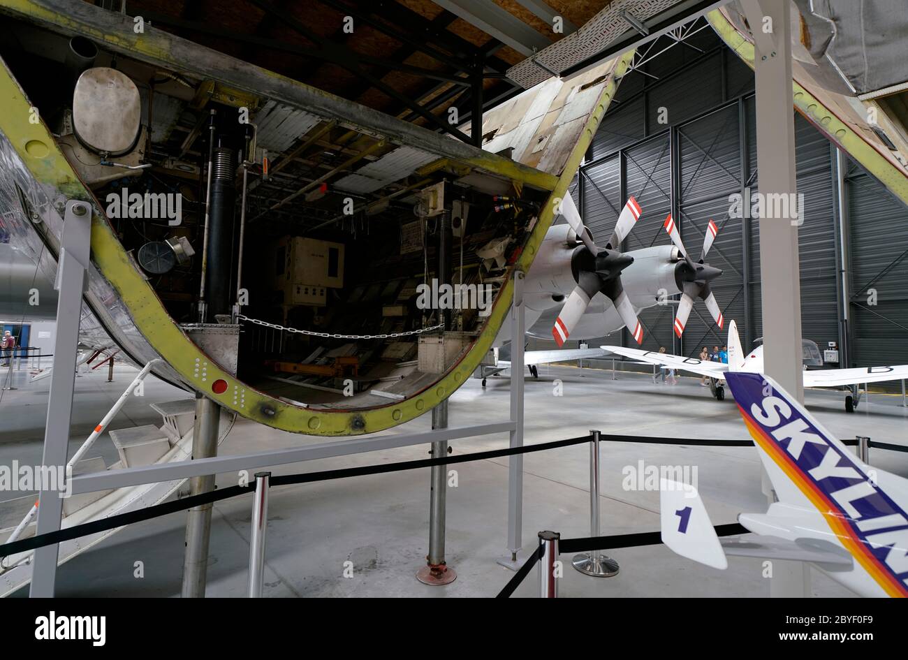 Inside Aero Spacelines Super Guppy 377SGT Super Guppy Turbine NASA