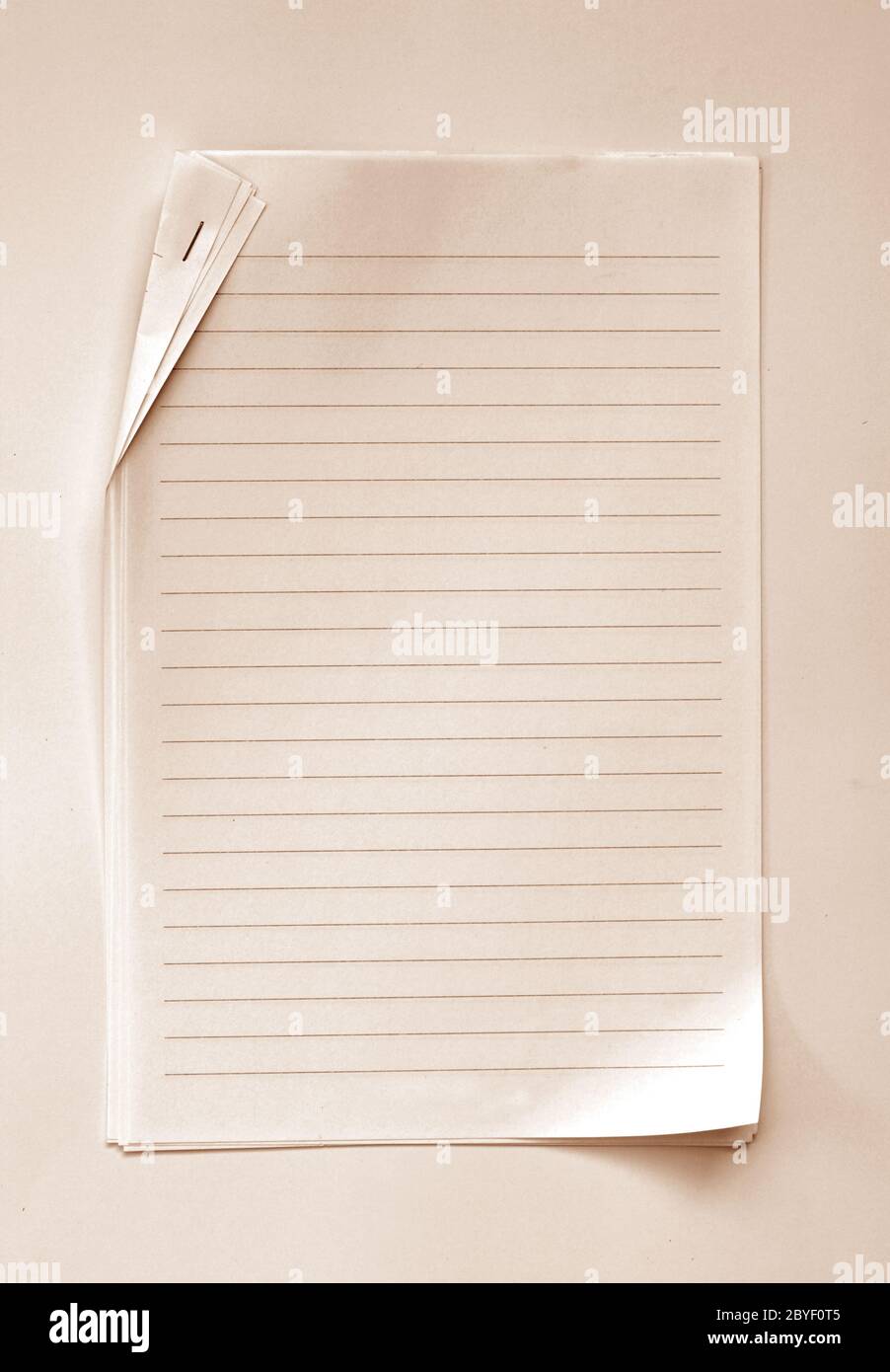 Stack paper sheet empty hi-res stock photography and images - Alamy