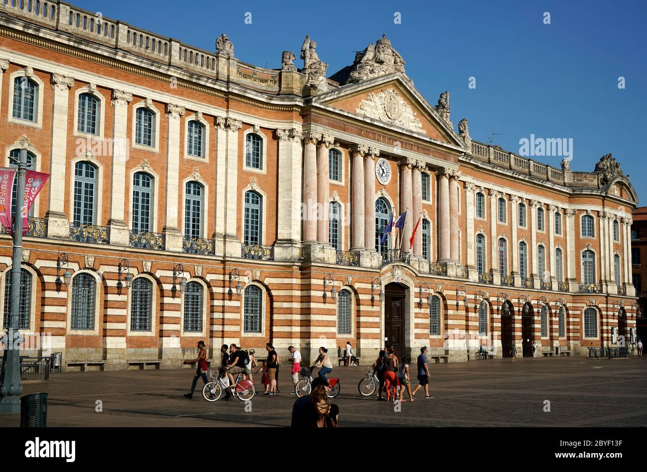 Capitole de Toulouse, the city hall of Toulouse in Place du Capitole ...