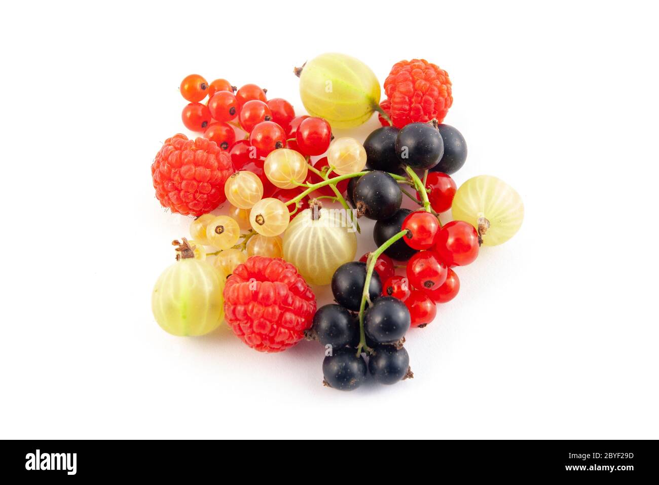Mix of summer fruits isolated on white Stock Photo - Alamy