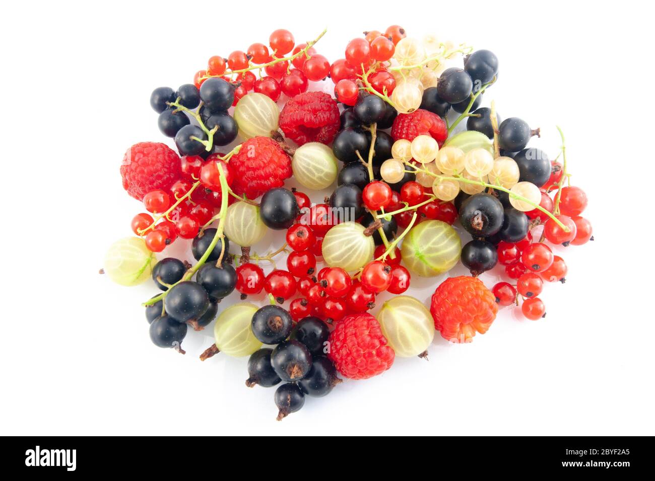 Mix of summer fruits isolated on white Stock Photo - Alamy