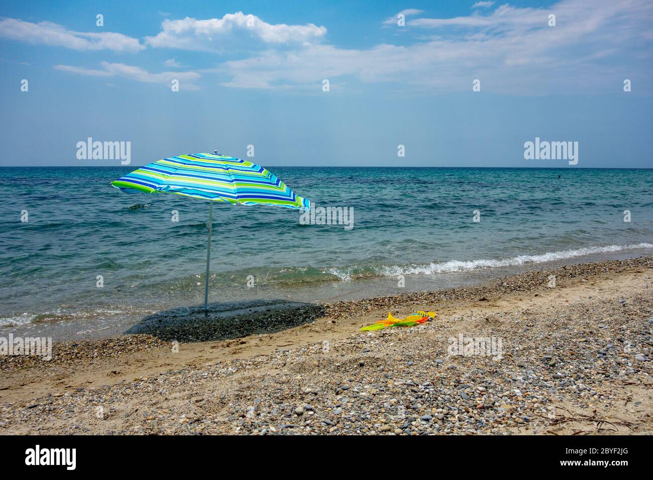 Summer beach landscape Stock Photo - Alamy