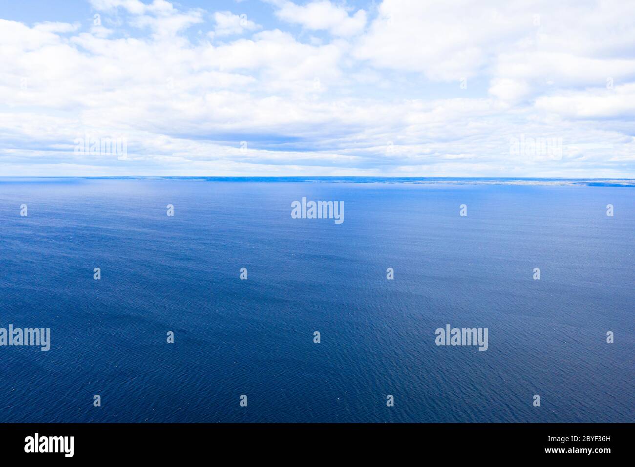 Aerial view of a crystal clear sea water texture. View from above ...