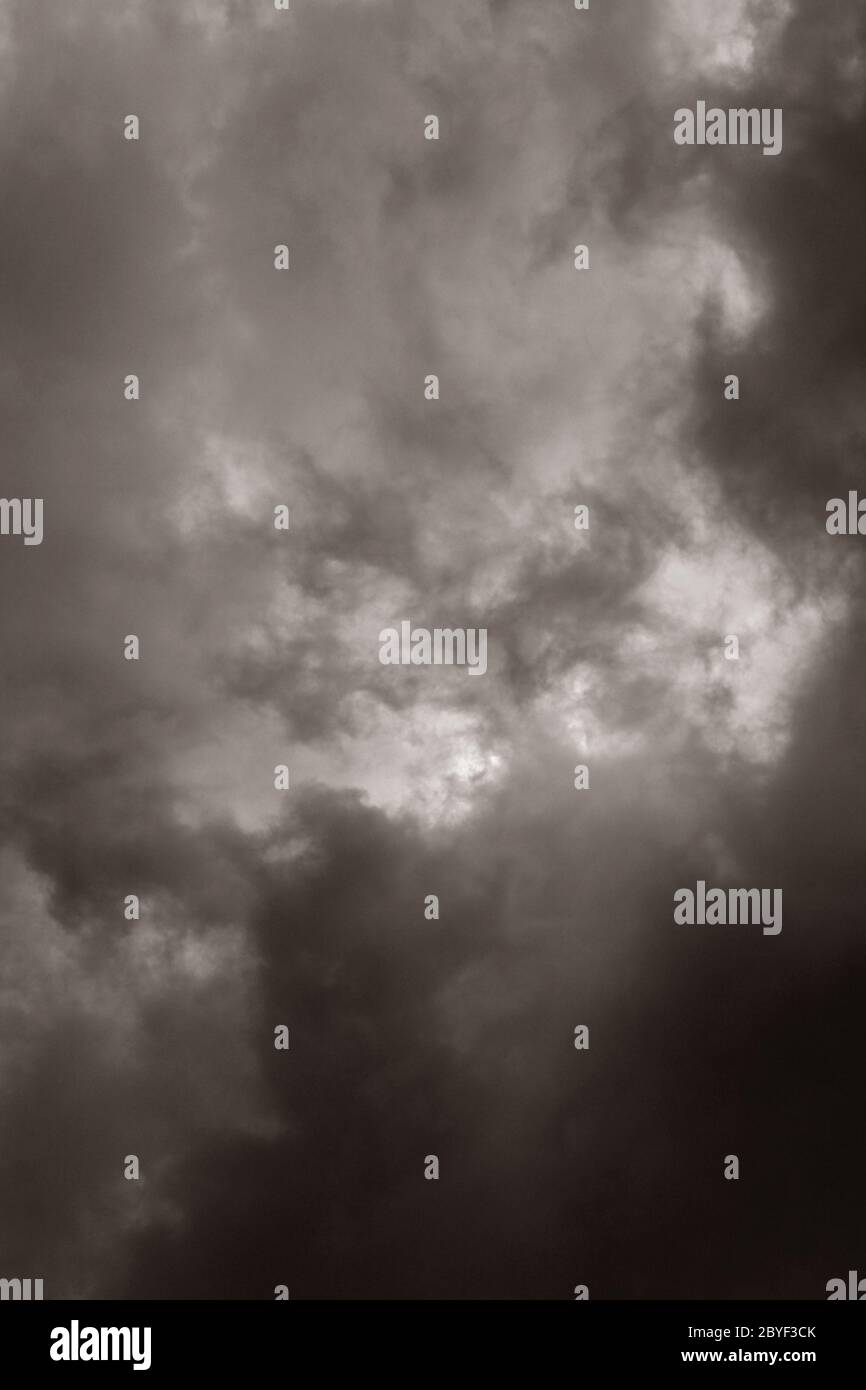 Dark clouds storm close up hi-res stock photography and images - Alamy
