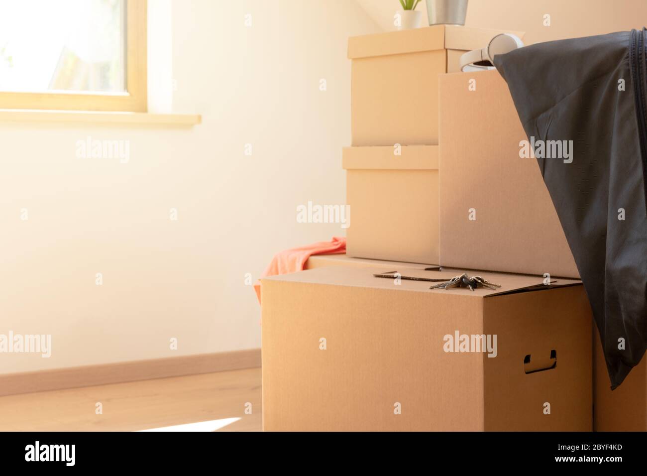 Attic room storage boxes hi-res stock photography and images - Alamy