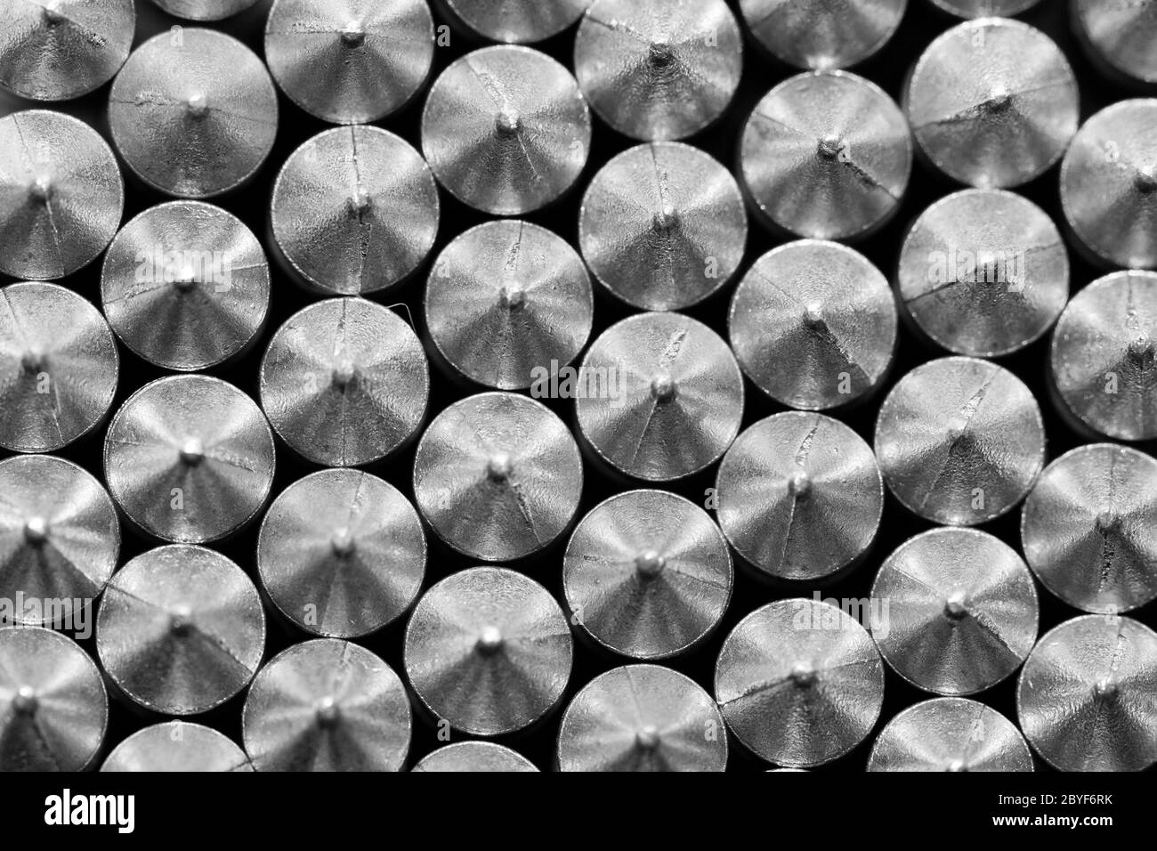 Gun bullets over white background Stock Photo - Alamy