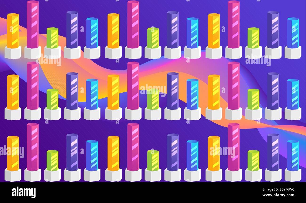 Digital textile design colored Cut Out Stock Images & Pictures - Alamy