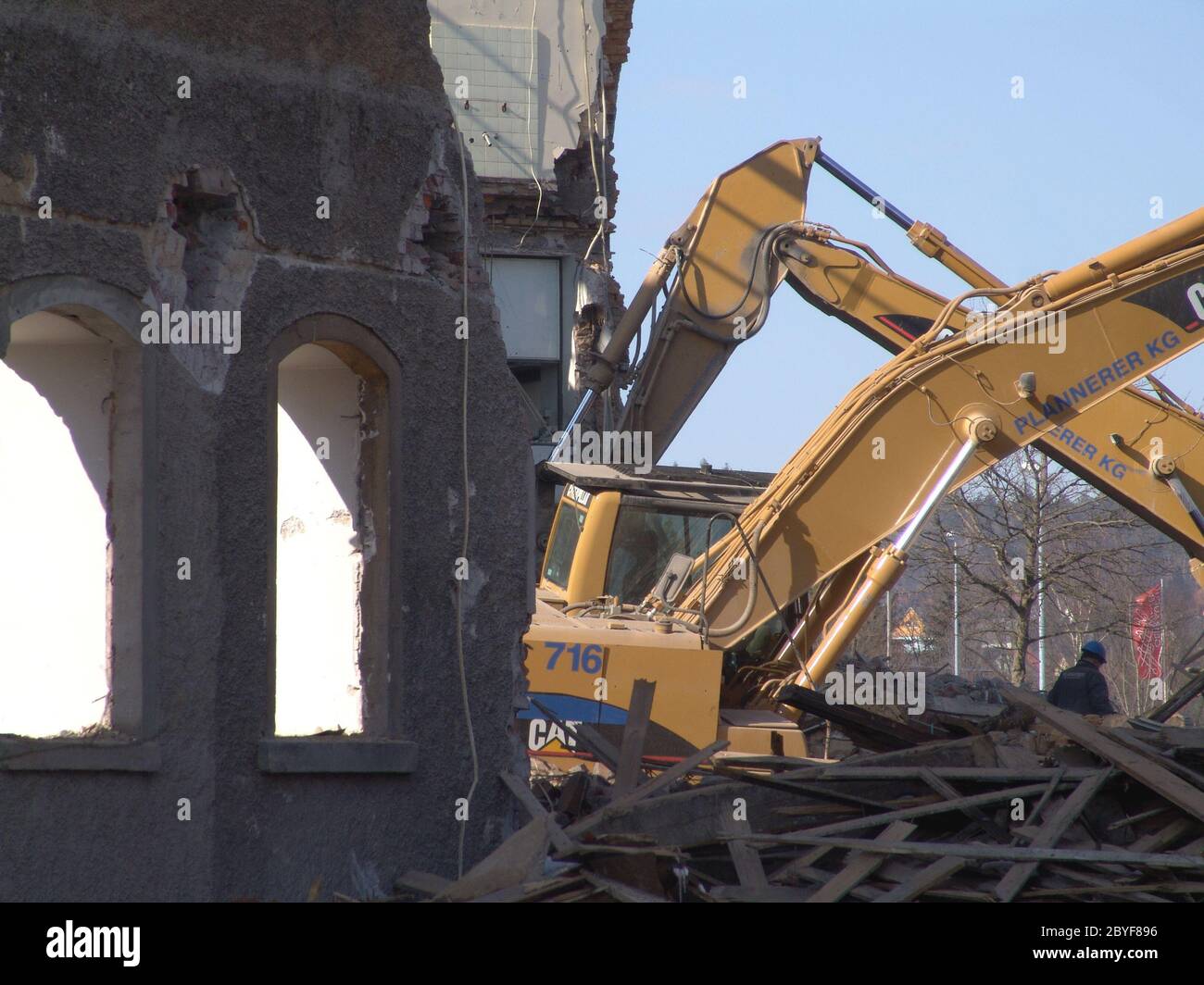 Demolition of a porcelain factory Stock Photo - Alamy