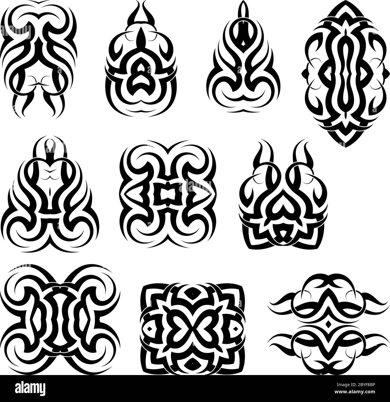 Tribal Tattoo Design Vector Art Stock Vector Image & Art - Alamy