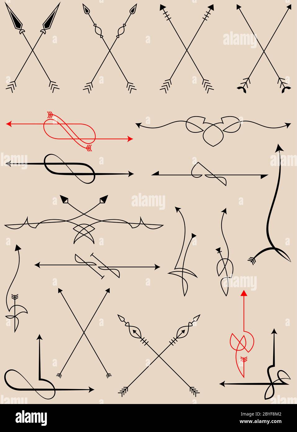 Vector tribal arrow style Stock Vector Images - Alamy