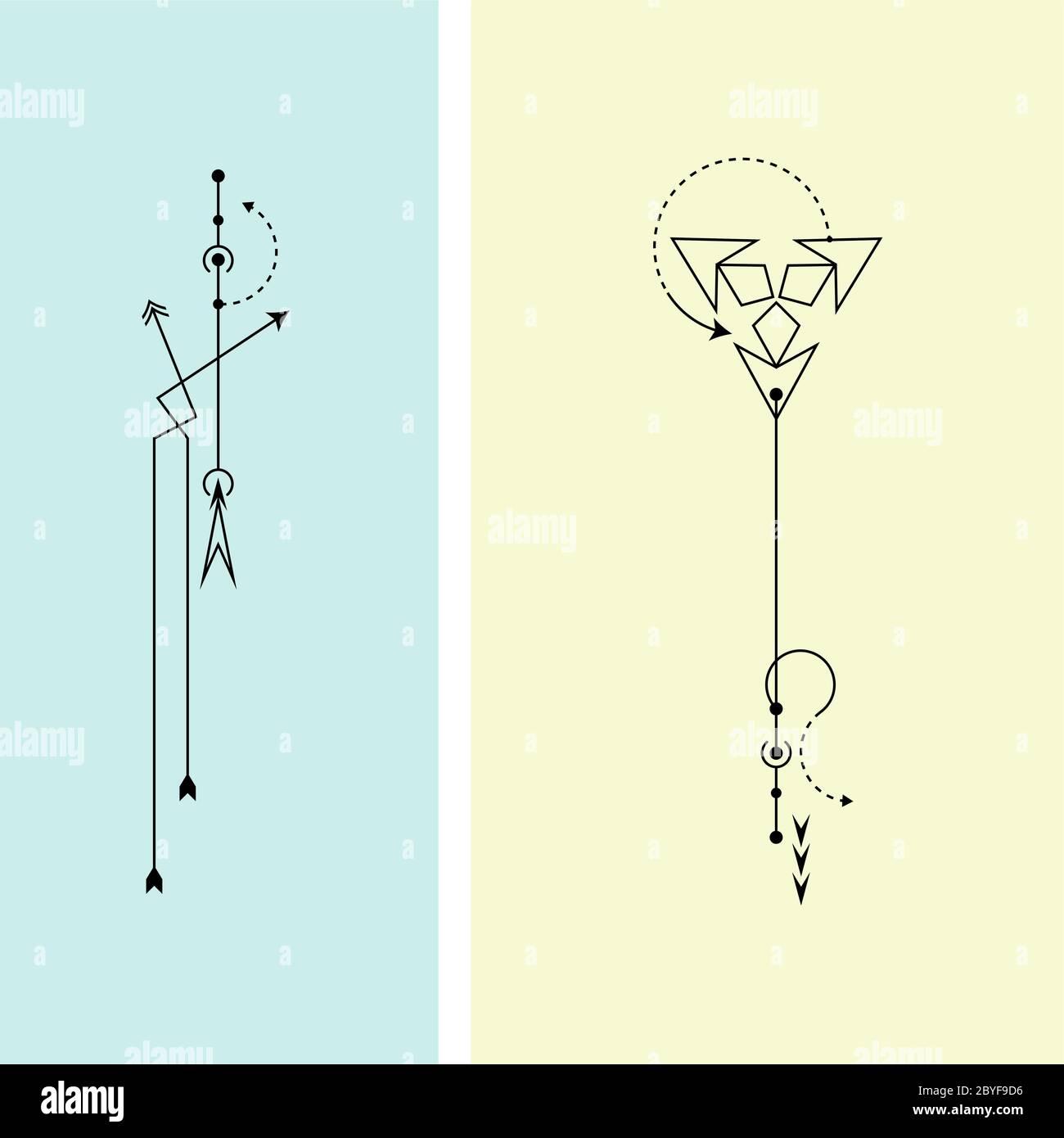 Line Dot Tattoo Vector Art Stock Vector Image & Art - Alamy