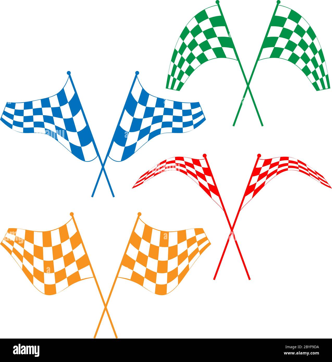 Race Flag Various Designs, Vinyl Ready Vector Illustration Stock Vector ...