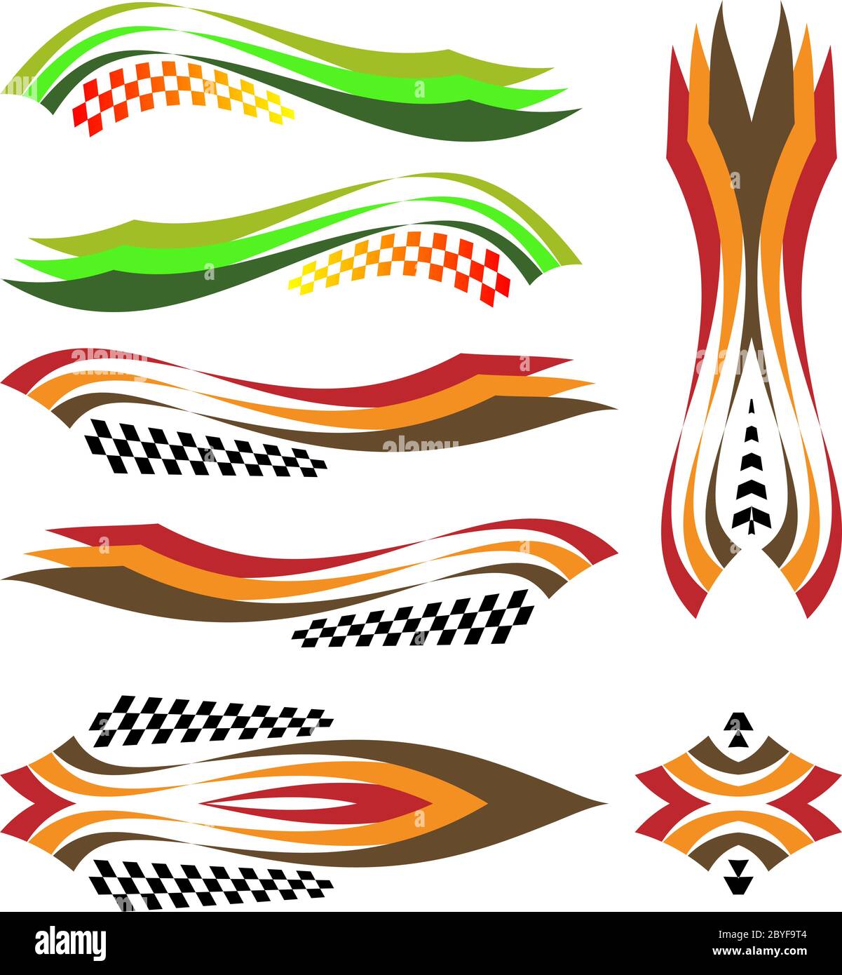 Vehicle Graphics, Stripe : Vinyl Ready Vector Art Stock Vector Image ...