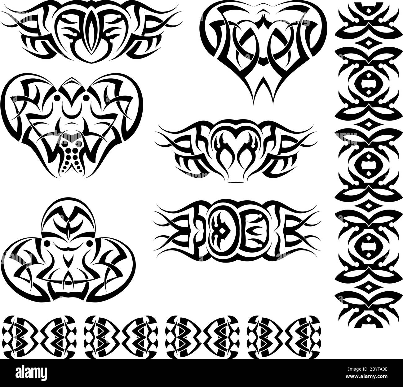 Tribal Tattoo Design Vector Art Stock Vector Image & Art - Alamy