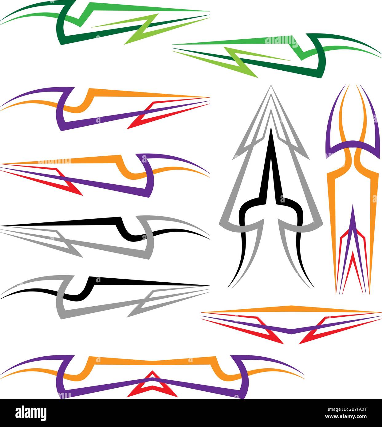 Vehicle Graphics, Stripe : Vinyl Ready Vector Art Stock Vector Image ...