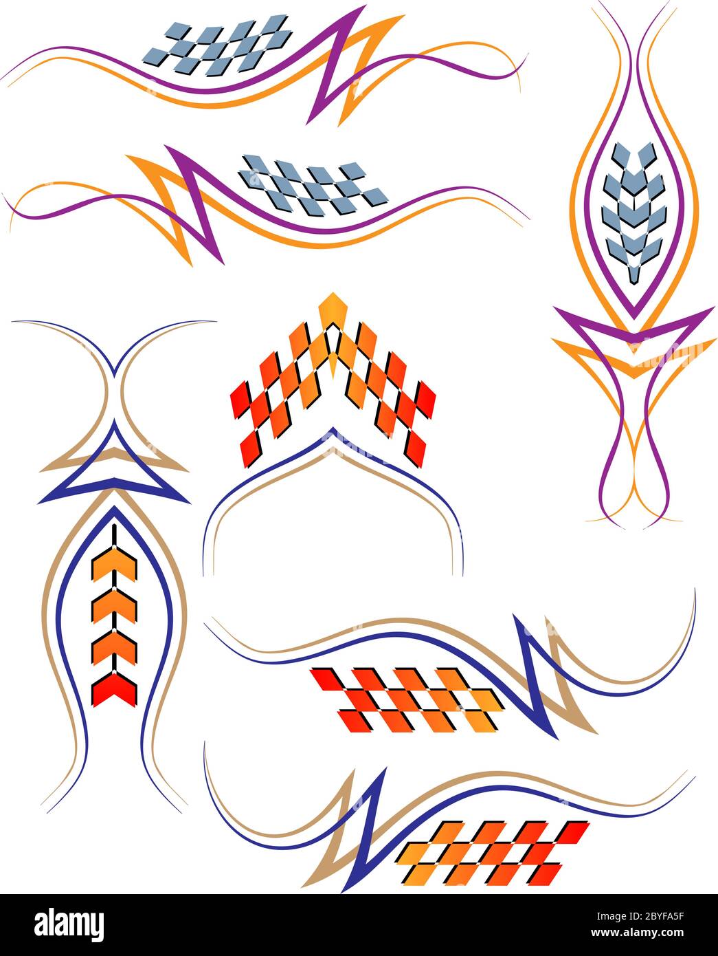 Vehicle Graphics, Stripe : Vinyl Ready Vector Art Stock Vector Image ...