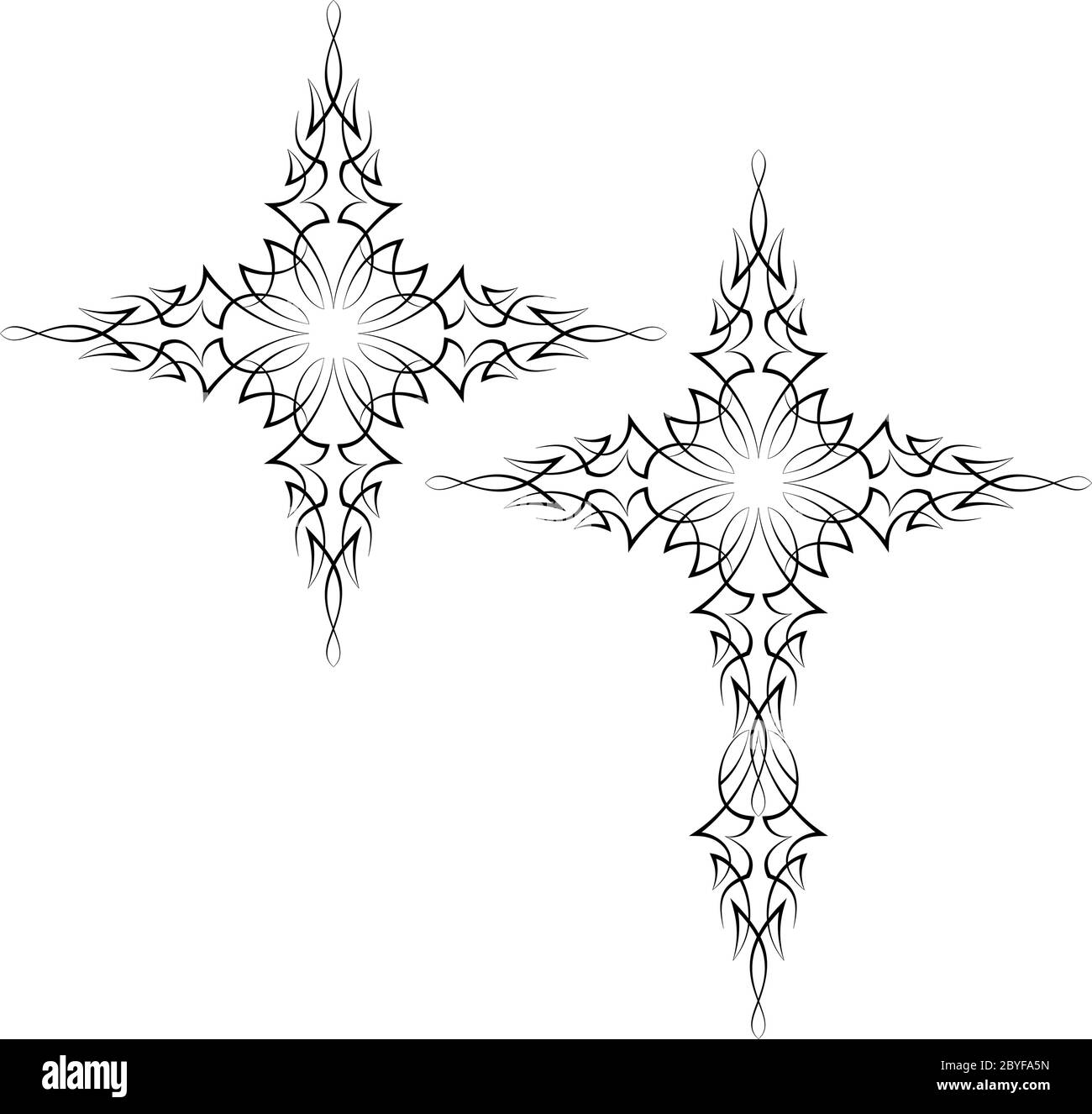 Pinstripe Christian Cross : Vinyl Ready Vector Illustration Stock ... Pinstripe Christian Cross : Vinyl Ready Vector Illustration Stock ...