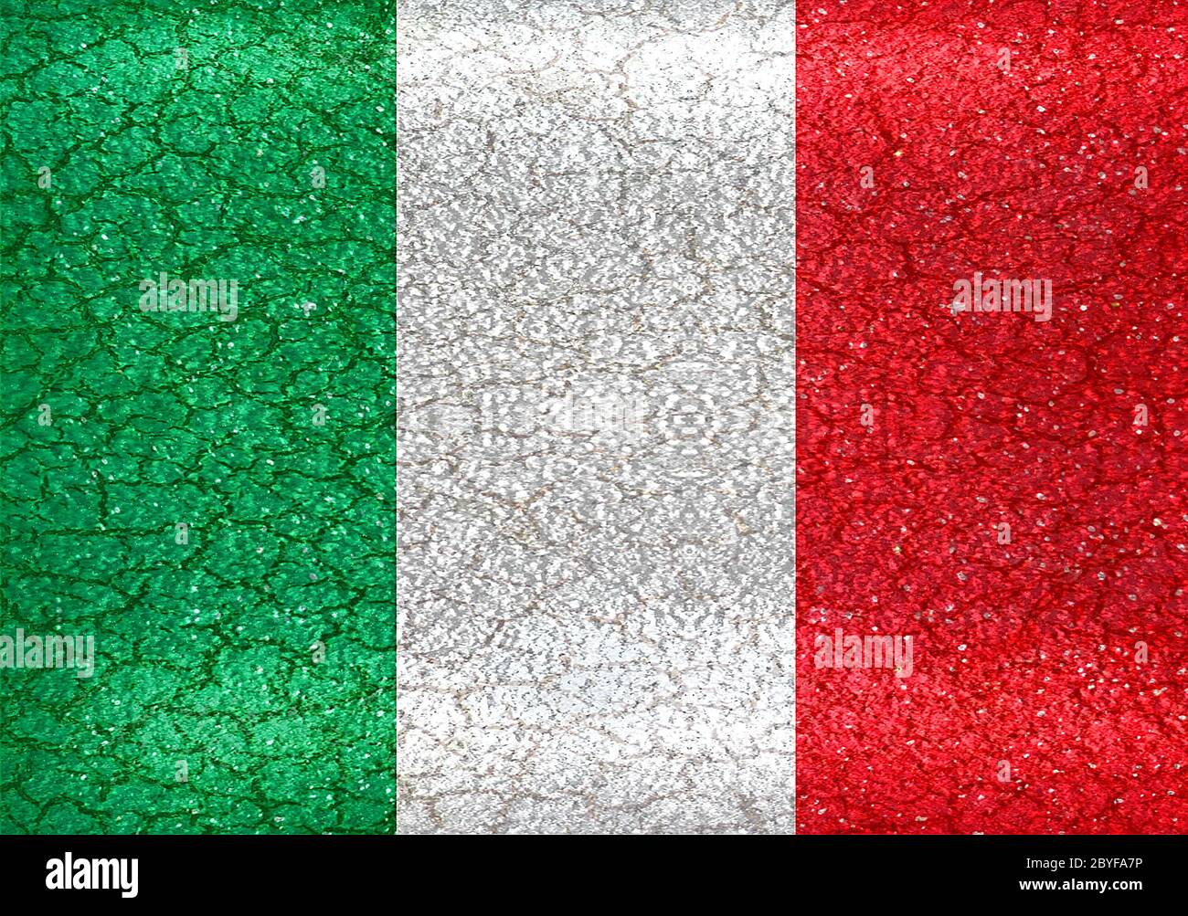 Grunge style flag italy hi-res stock photography and images - Alamy