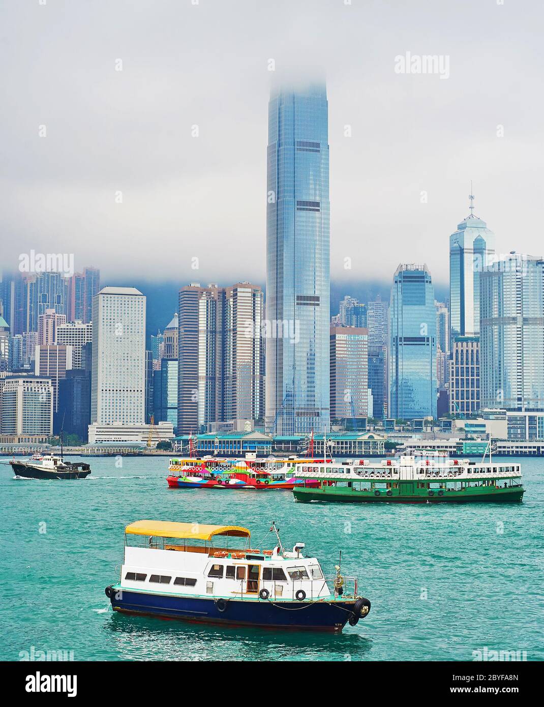 Hong Kong harbor Stock Photo - Alamy