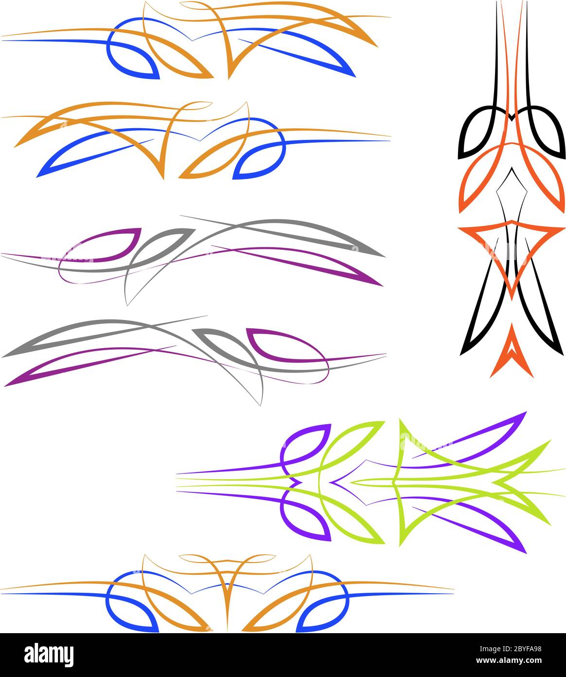 Vehicle Graphics, Stripe : Vinyl Ready Vector Art Stock Vector Image ...