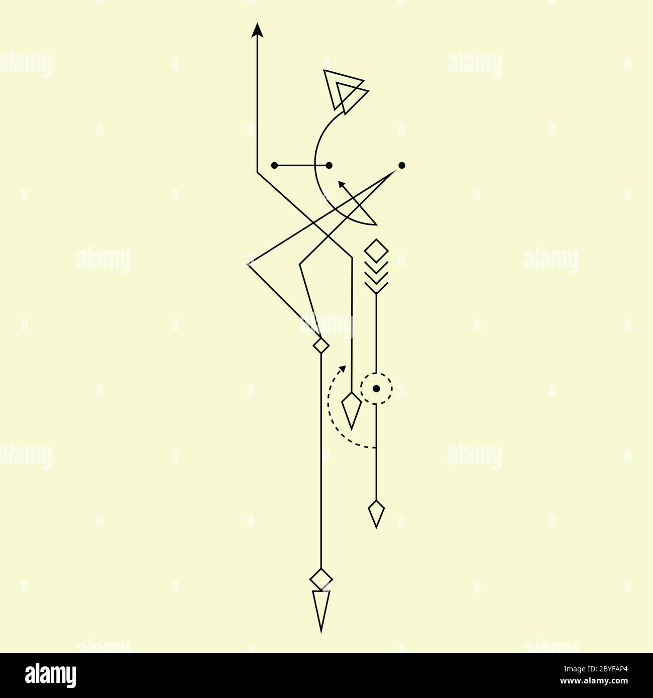 Line Dot Tattoo Vector Art Stock Vector Image & Art - Alamy
