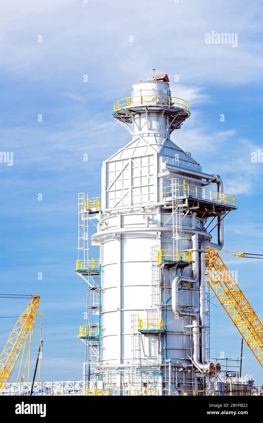 Industrial Tube factory Stock Photo - Alamy