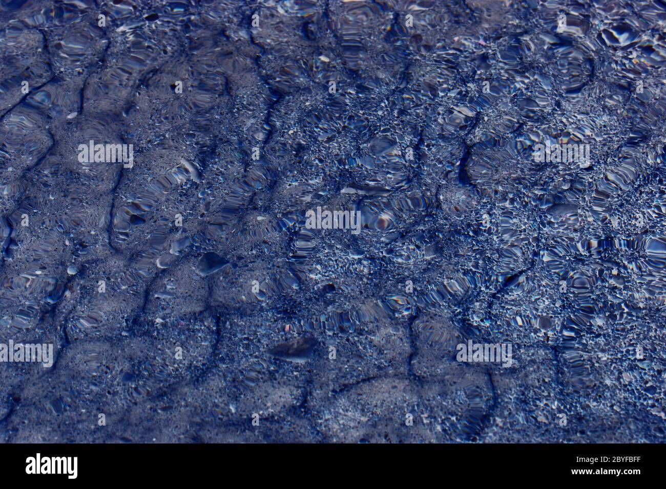 Clear blue water ripple sparkle hi-res stock photography and images - Alamy