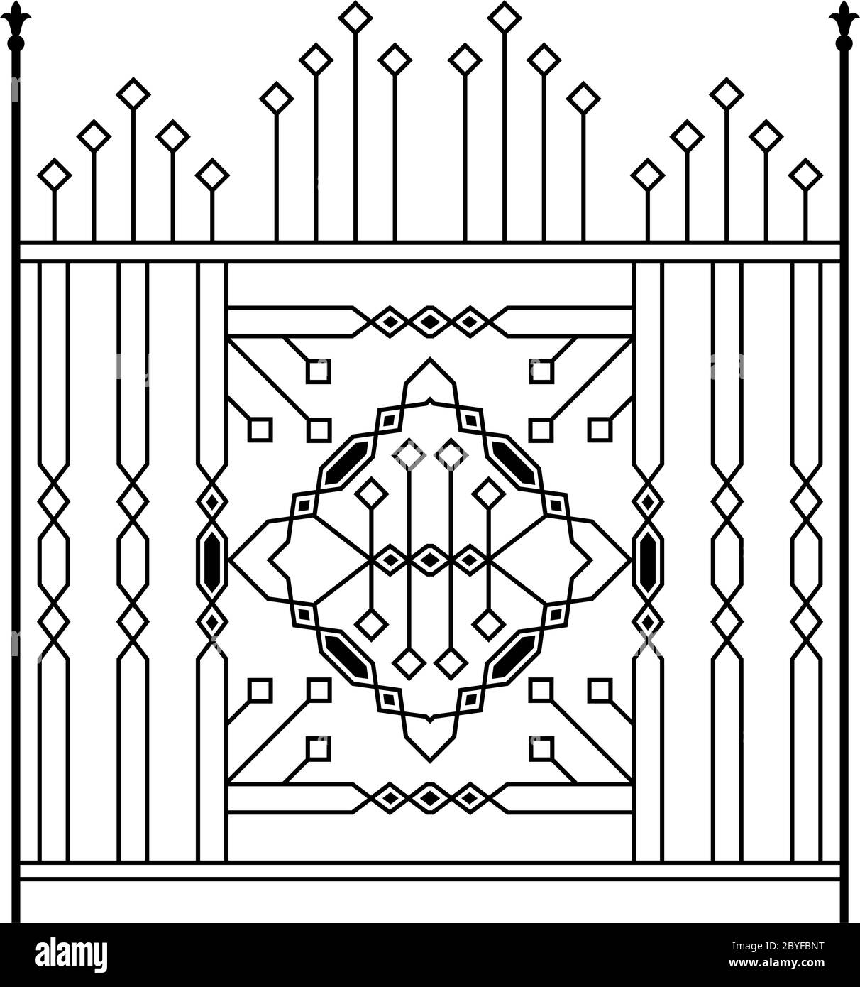 Wrought Iron Window Black and White Stock Photos & Images - Alamy