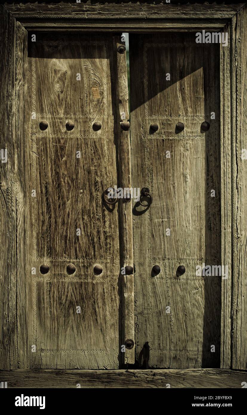 close-up image of ancient doors Stock Photo - Alamy
