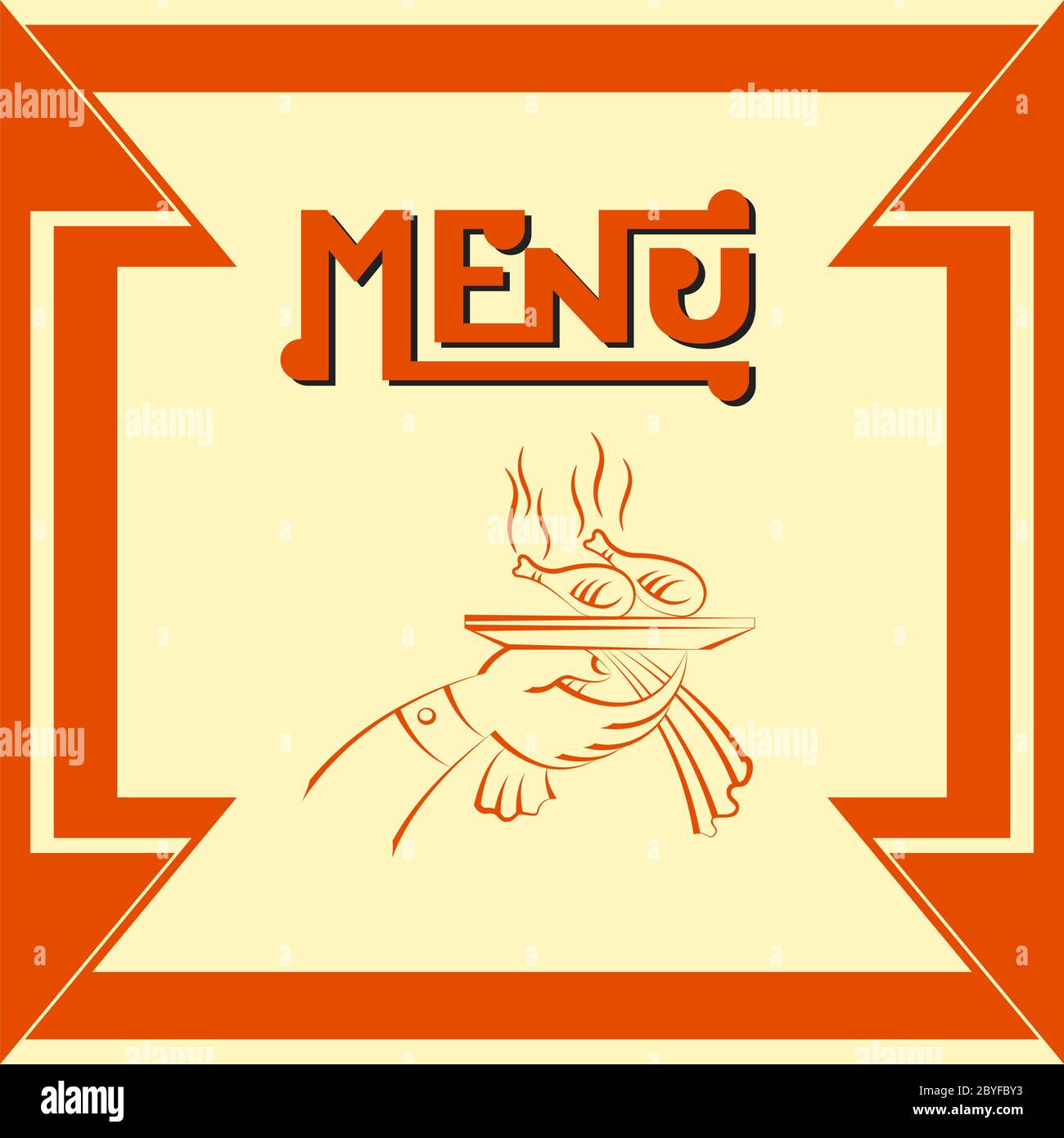 Menu Card Design Template Vector Illustration Stock Vector Image & Art ...