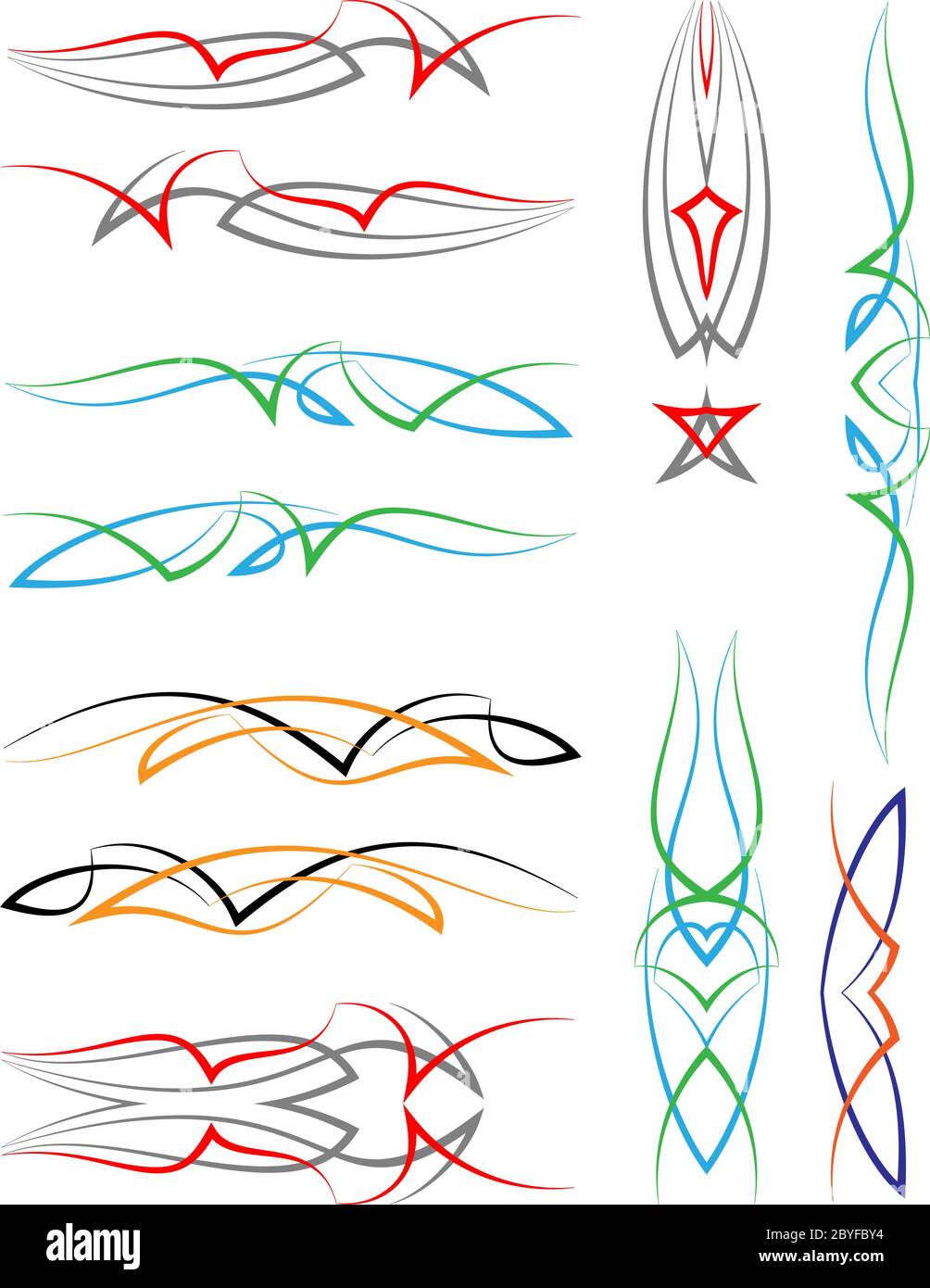 Vehicle Graphics, Stripe : Vinyl Ready Vector Art Stock Vector Image ...