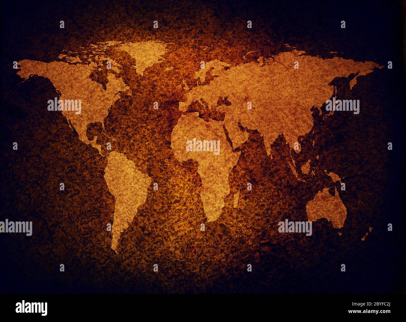 grunge world map Stock Photo - Alamy