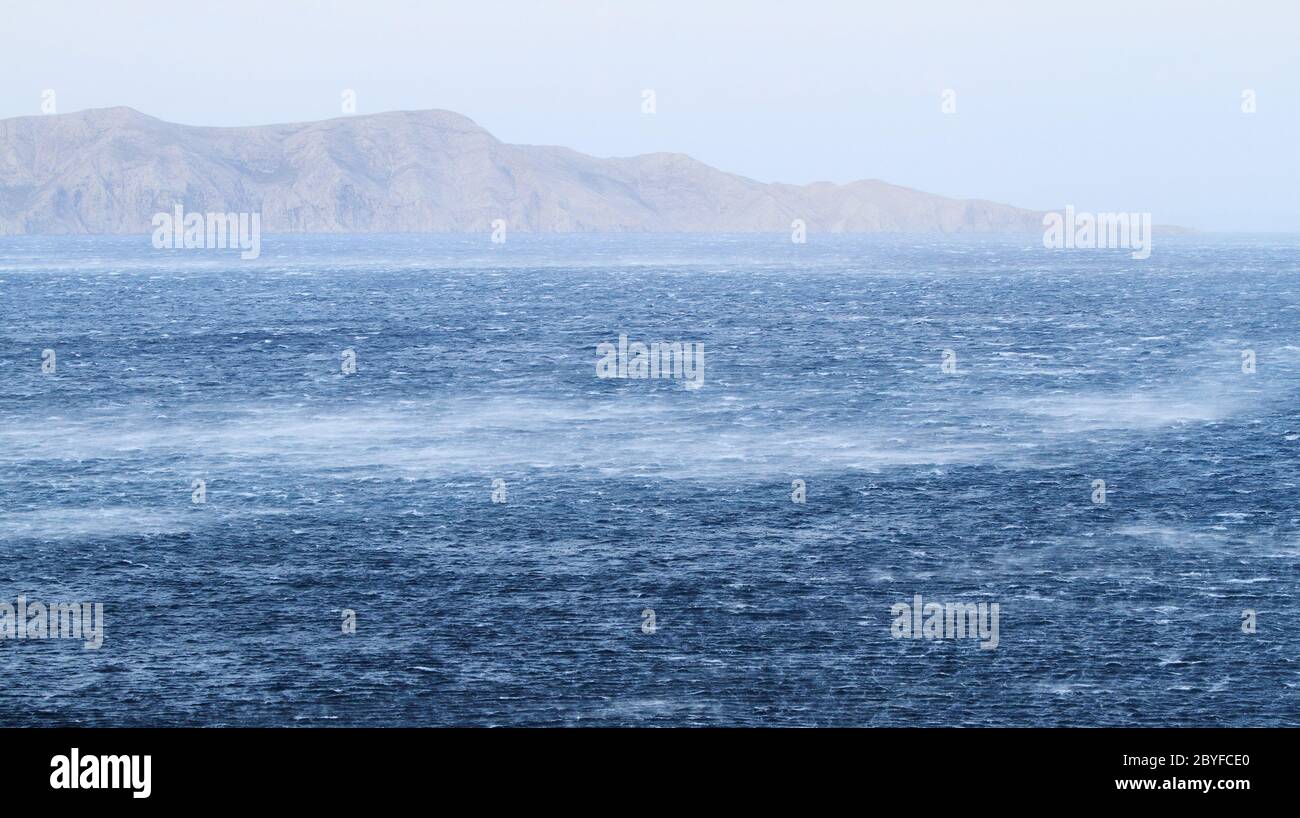 Raging sea with furious waves and fierce wind Stock Photo - Alamy