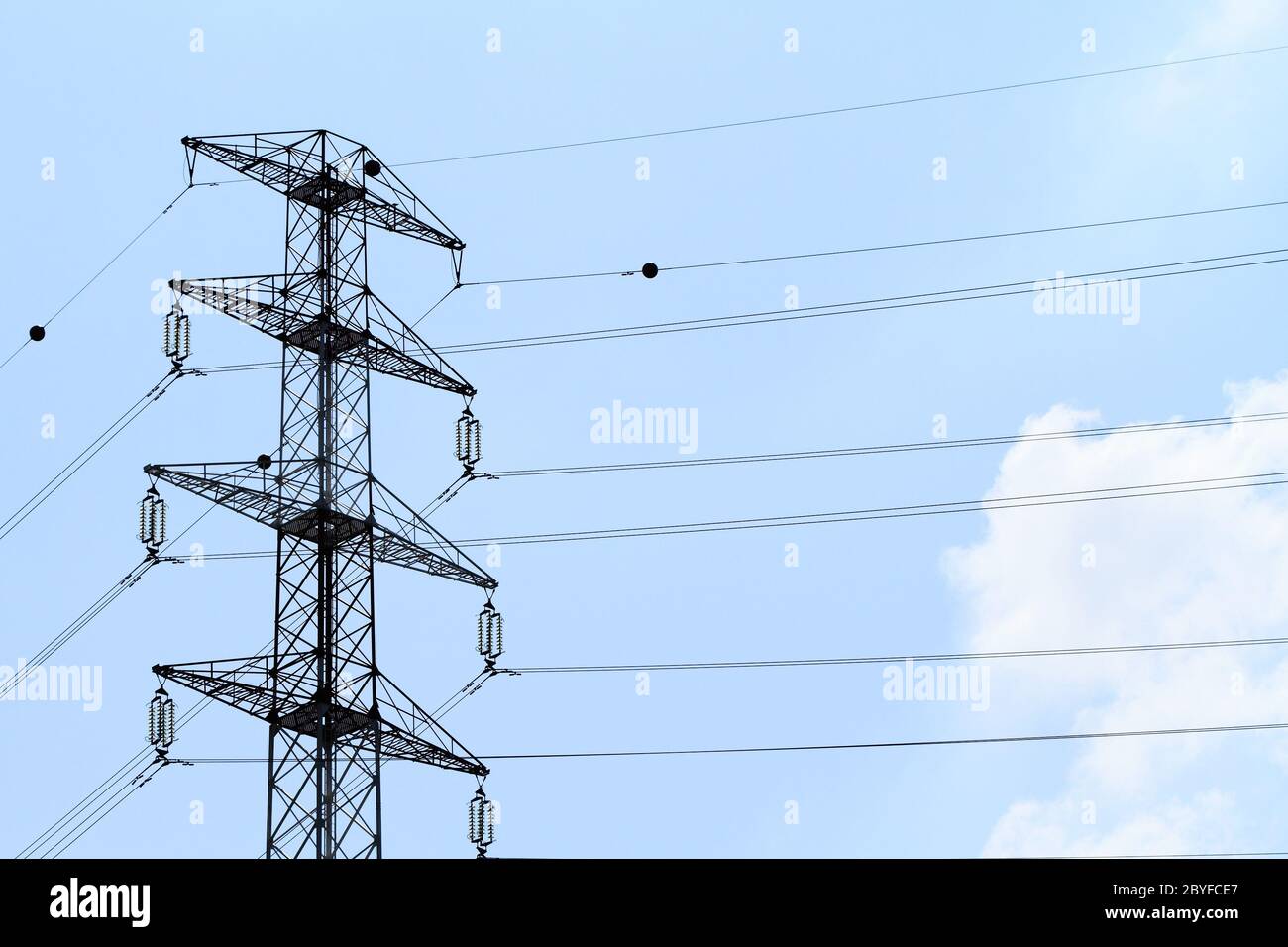 Electricity pylon detail sky hi-res stock photography and images - Alamy