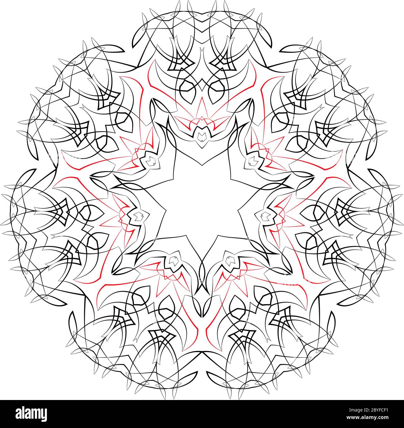 Pinstripe Design Circular Vinyl Ready Vector Illustration Stock Vector ...