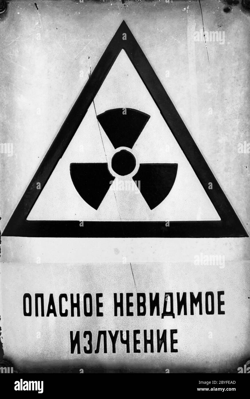 Warning sign signs safety danger Black and White Stock Photos & Images ...