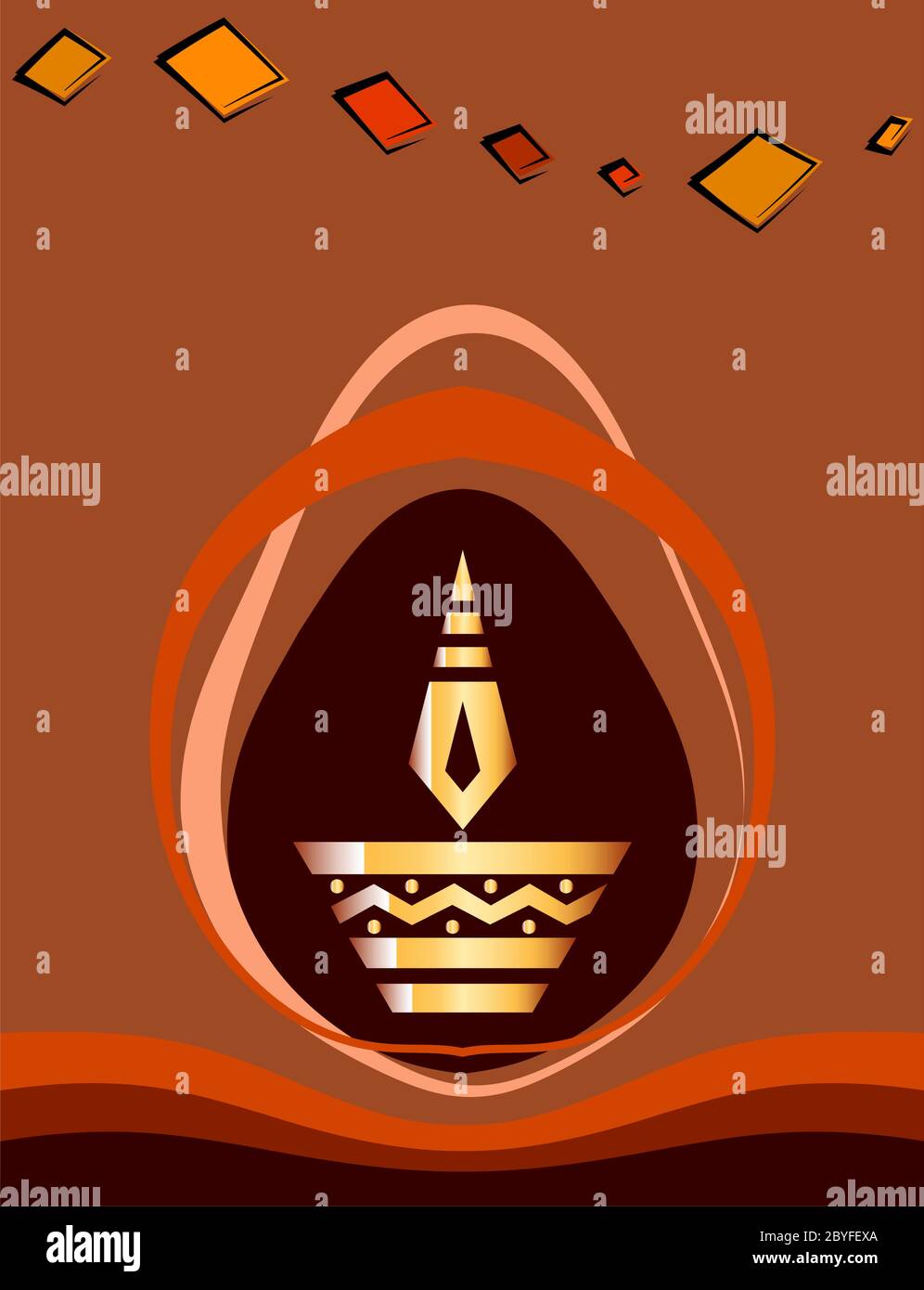 Indian Festival Diwali Lamp Om High Resolution Stock Photography and ...