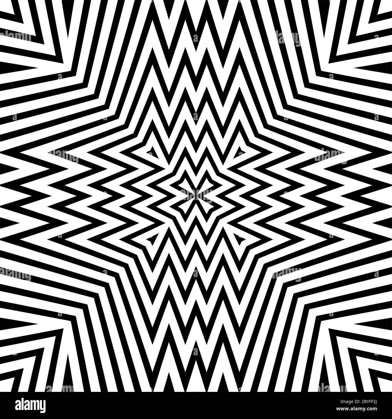 Optical Illusion Background Vector Illustration Stock Vector Image ...