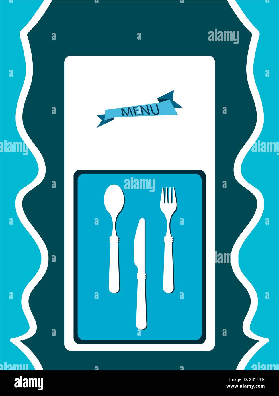 Menu Card Design Template Vector Illustration Stock Vector Image & Art ...