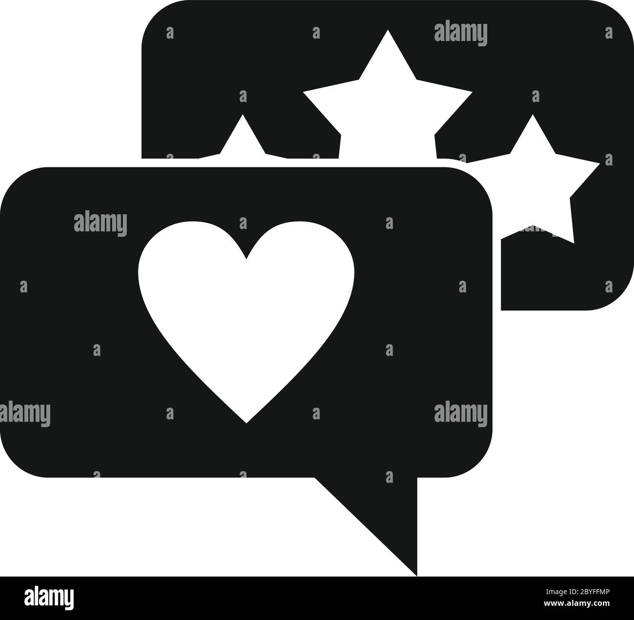 Engaging chat content icon. Simple illustration of engaging chat ...