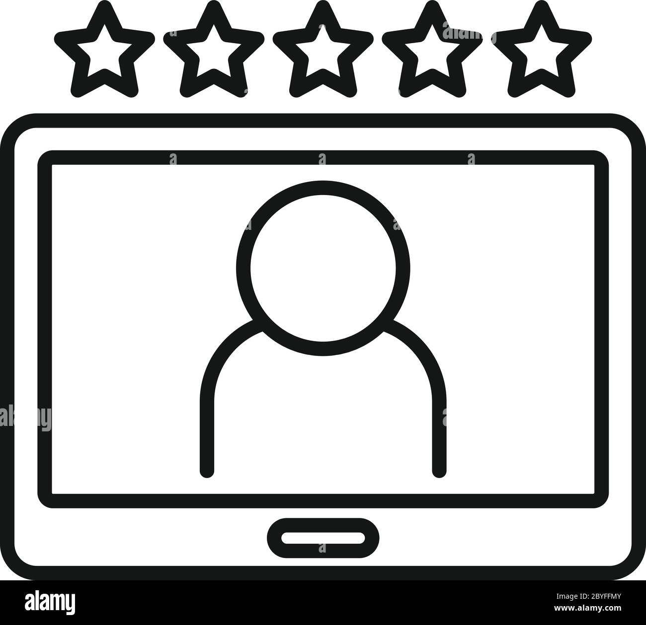 Engaging content icon. Outline engaging content vector icon for web ...