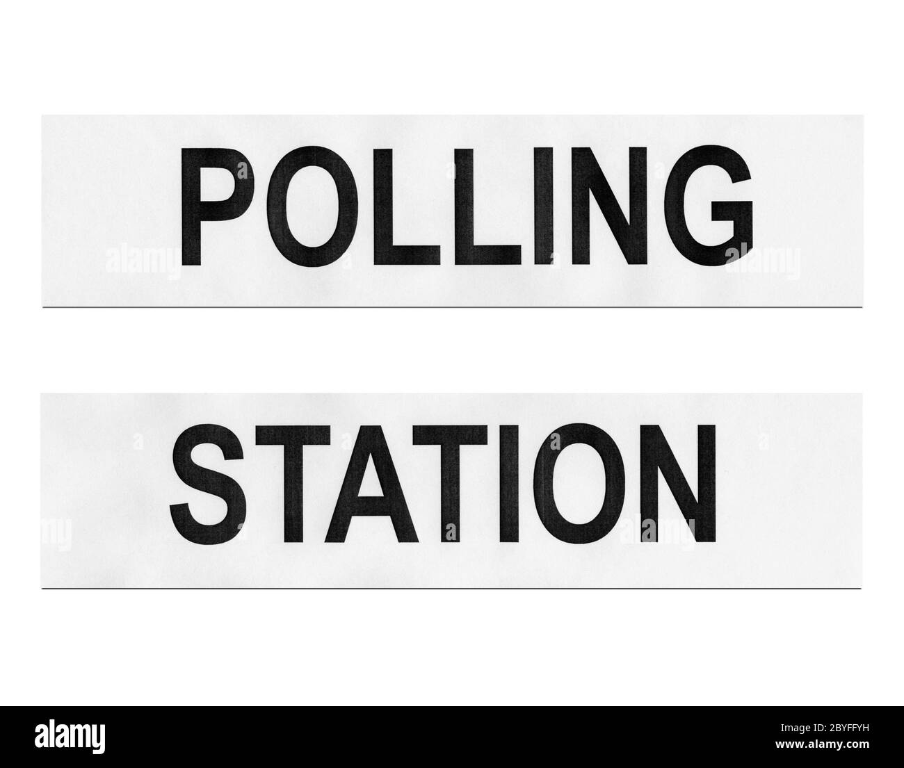 Polling place Cut Out Stock Images & Pictures - Alamy