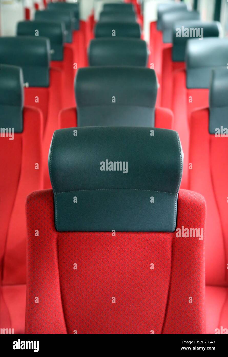 Coach bus seat seats interior hi-res stock photography and images - Alamy
