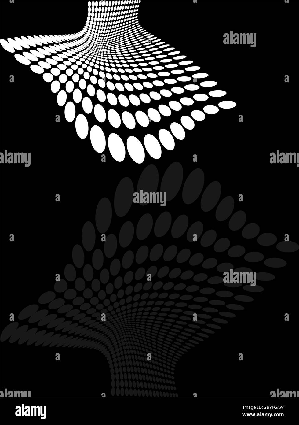 Background Composition, Web Template (Halftone) Vector Illustration ...