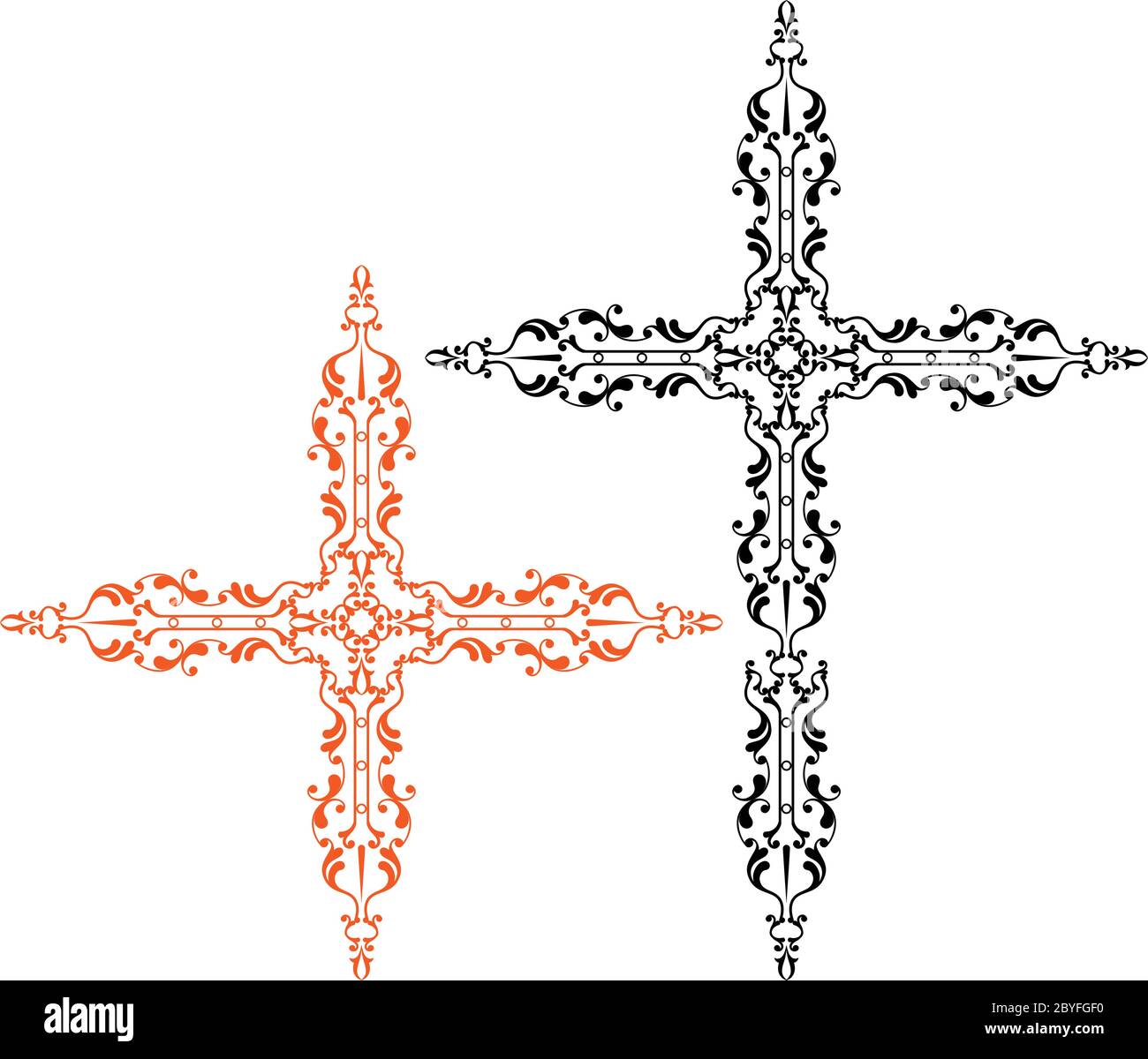 Christian Cross Design Vector Art Stock Vector Image & Art - Alamy